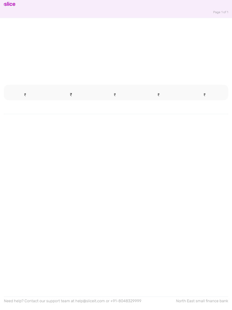 Slice Statement 01feb25 26feb25 | PDF