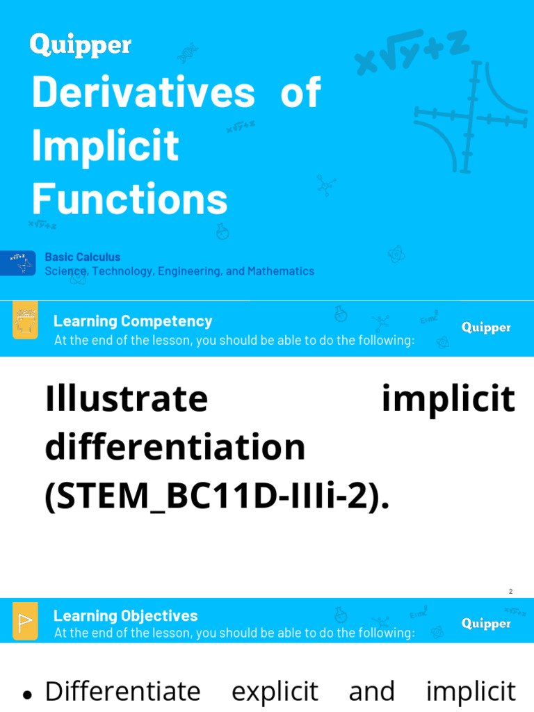 Unit 8 Basic Calculus Pdf Derivative Function Mathematics