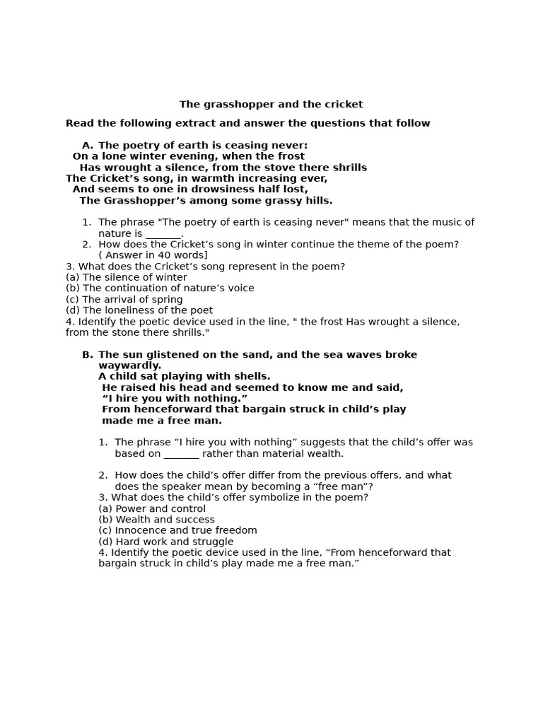 Extract Questions Samples For Revision | PDF
