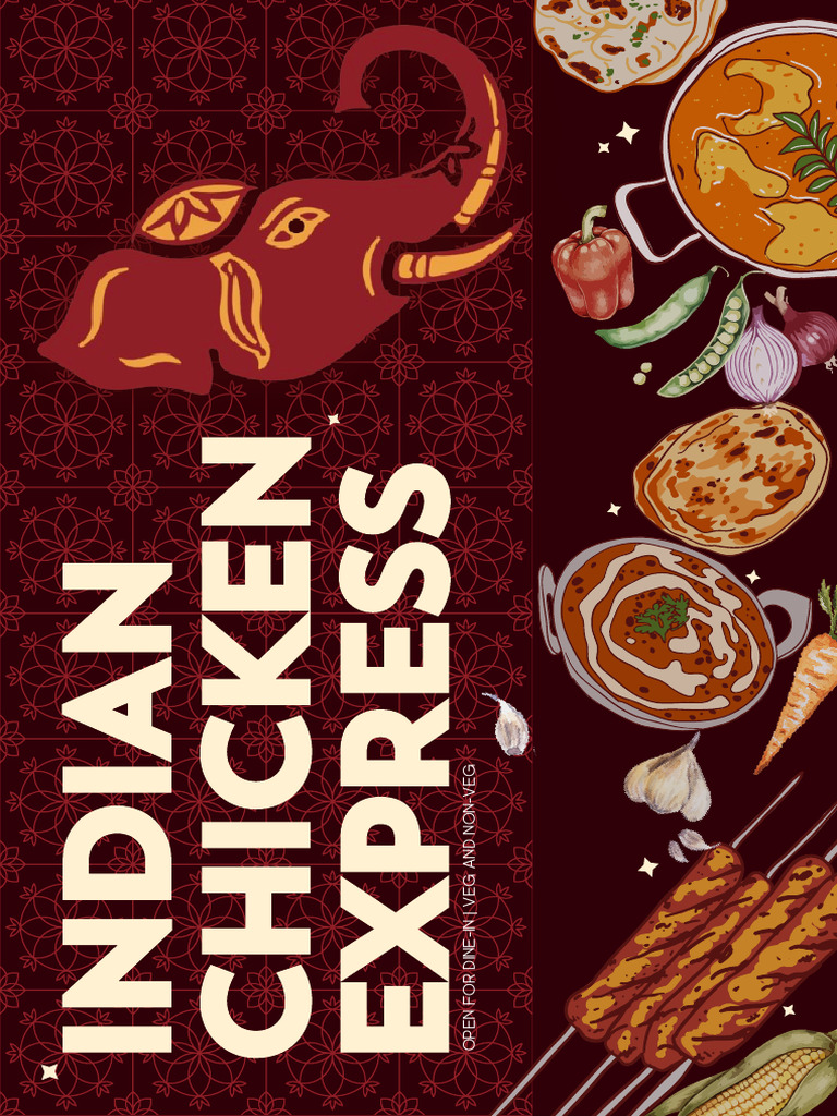 Indian Chicken Express Menu Option 2 | PDF | Cuisine | Asian Cuisine