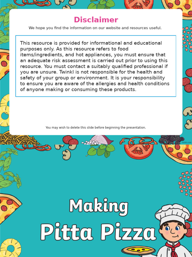 Easy Pitta Pizza Recipe for Kids | PDF