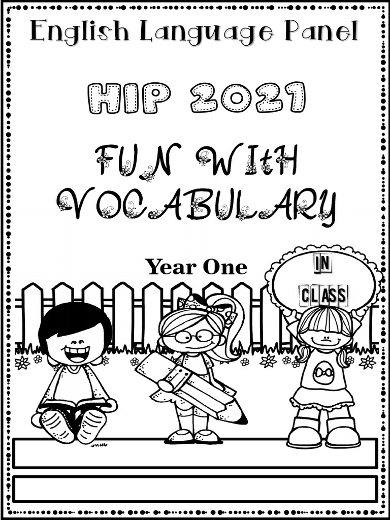 Fun With Vocabulary Year 1 | PDF
