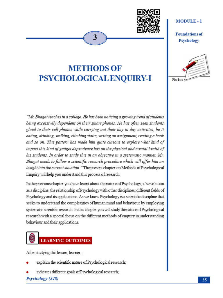 Methods of Psychological Research Explained | PDF | Experiment | Psychology