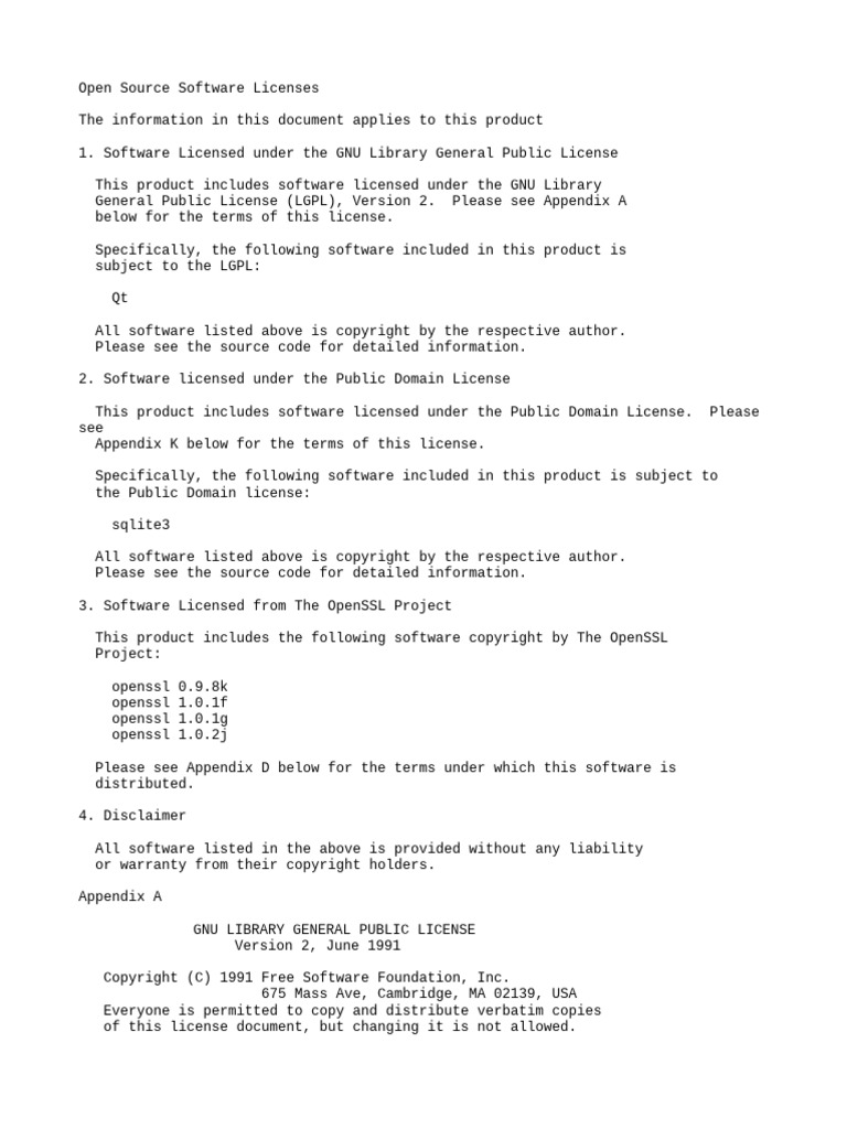 Open Source Software Licenses-SADPTool | PDF | Free Software | License
