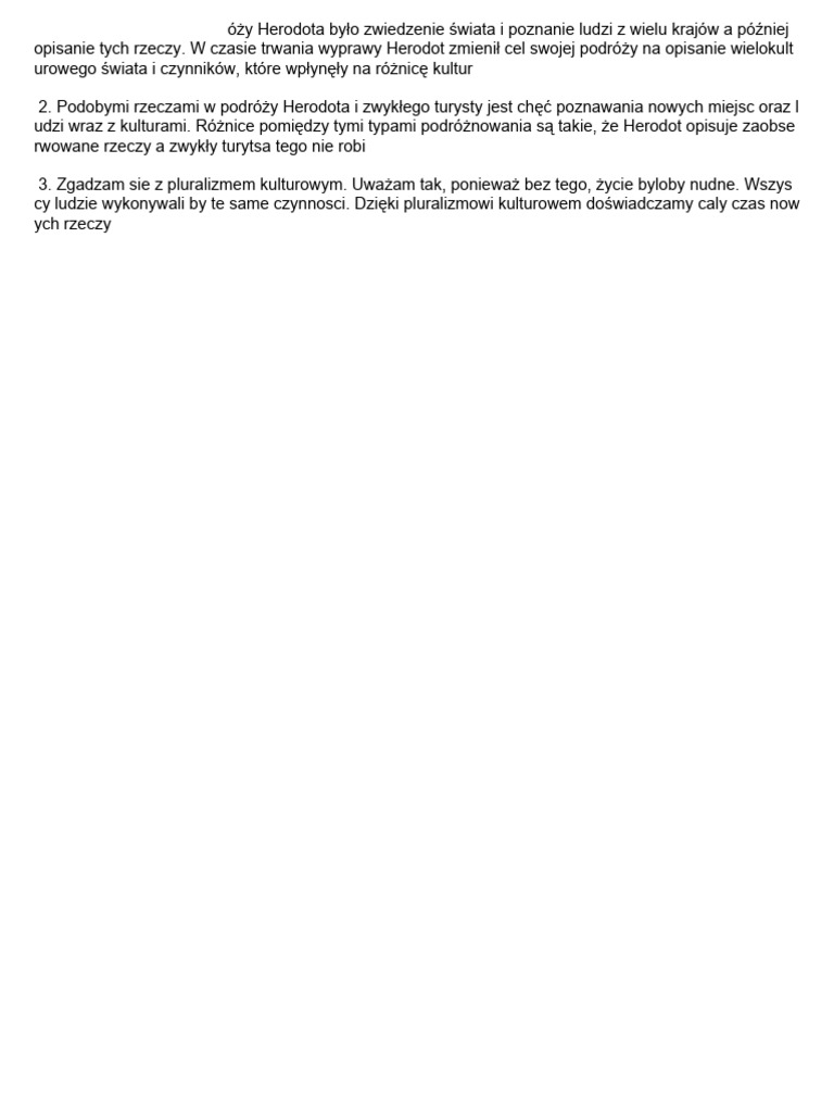 Zadanie Na Polski - Herodot | PDF