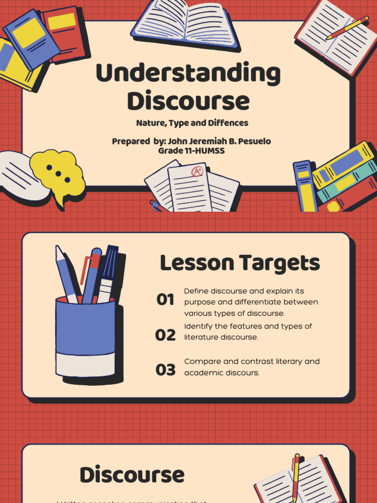 Understanding Discourse PDF | PDF | Narrative | Human Communication