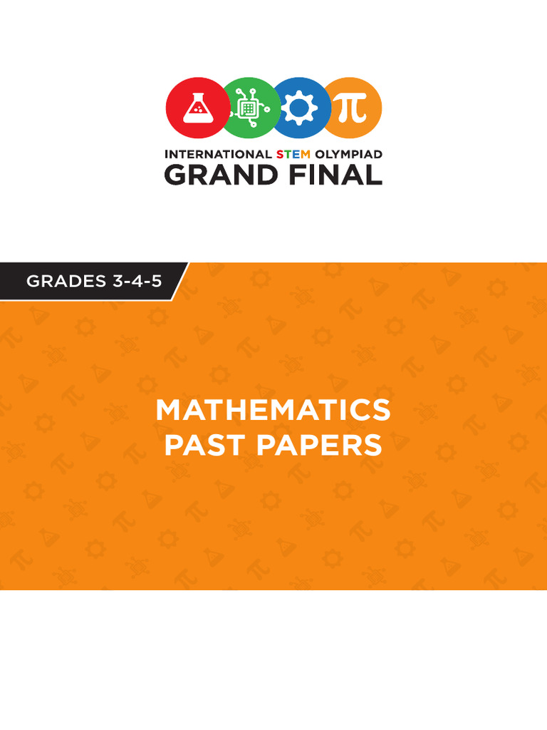 Grade 3-5 Maths Past Exam Papers | PDF | Area