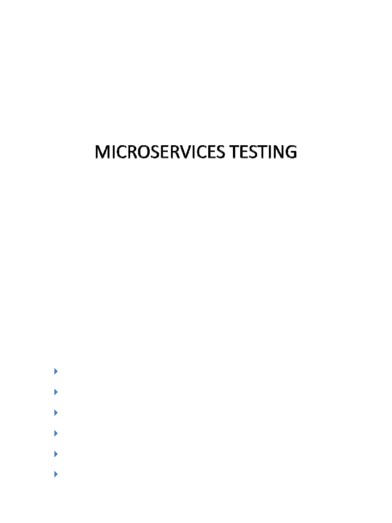 23 - Microservices Testing | PDF