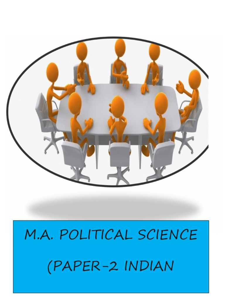 M.A. Political Science (Paper-2) Indian Govt. and Politics | PDF