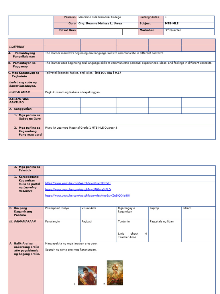 MTB-MLE LP (2 Copies) | PDF