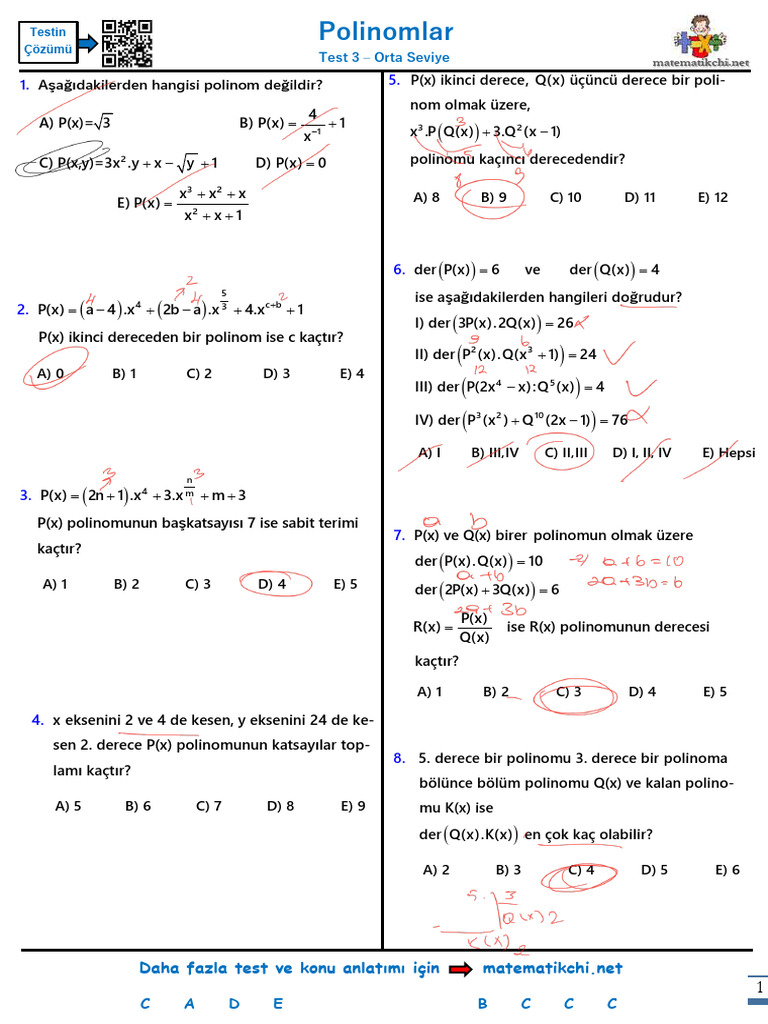 16 Agustos Mat Odev 2 | PDF