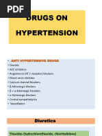 Antihypertensive Drug Classes Mnemonics | PDF