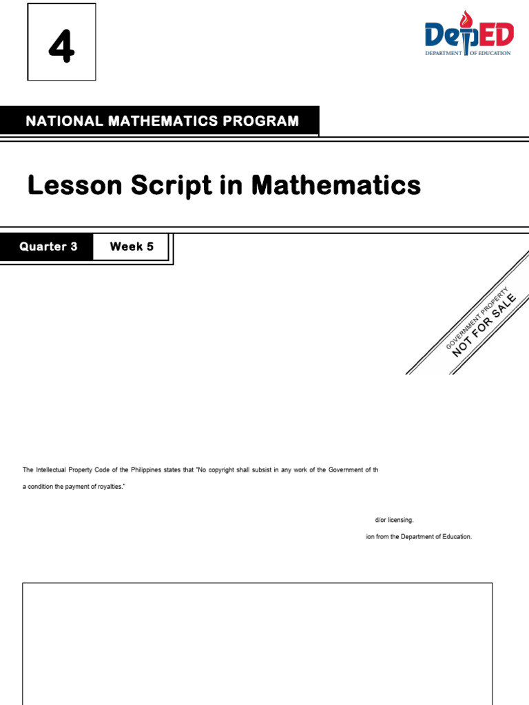 CO-2024-LS-G4-NMP-Q3-W5 | PDF | Mathematics | Arithmetic
