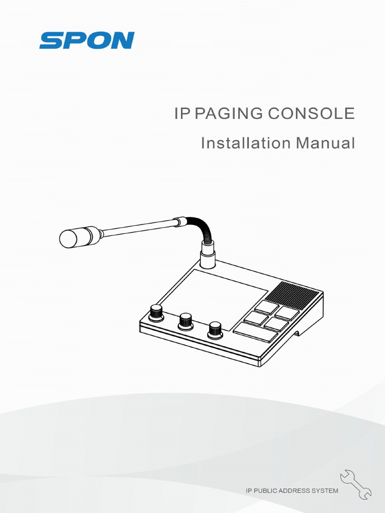 XC-9038N IP Paging Console Manual | PDF | Internet Protocols | Server ...