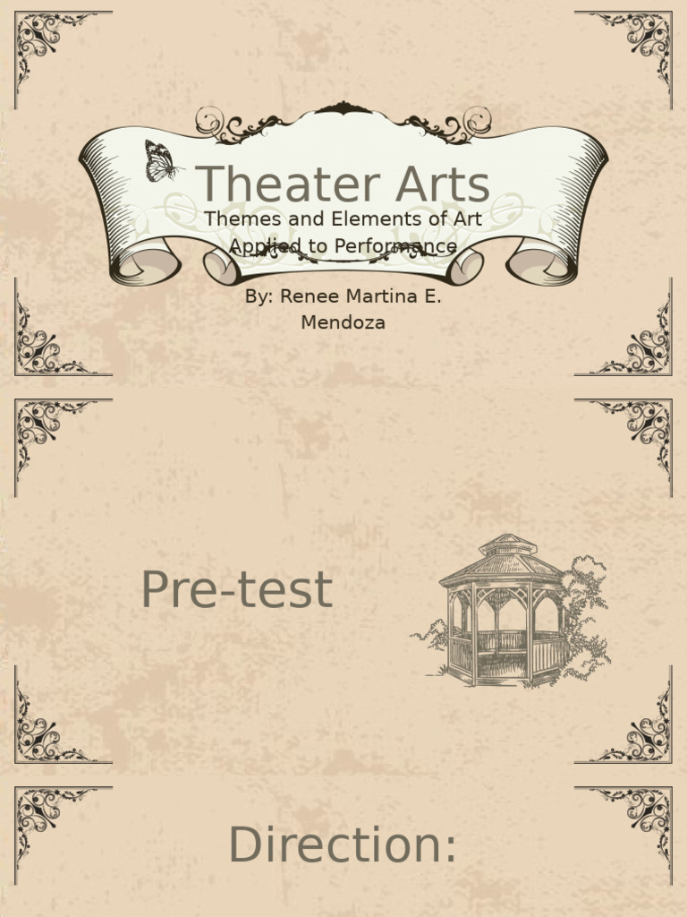 Theater Arts: Elements and Themes Explained | PDF | Play (Theatre ...