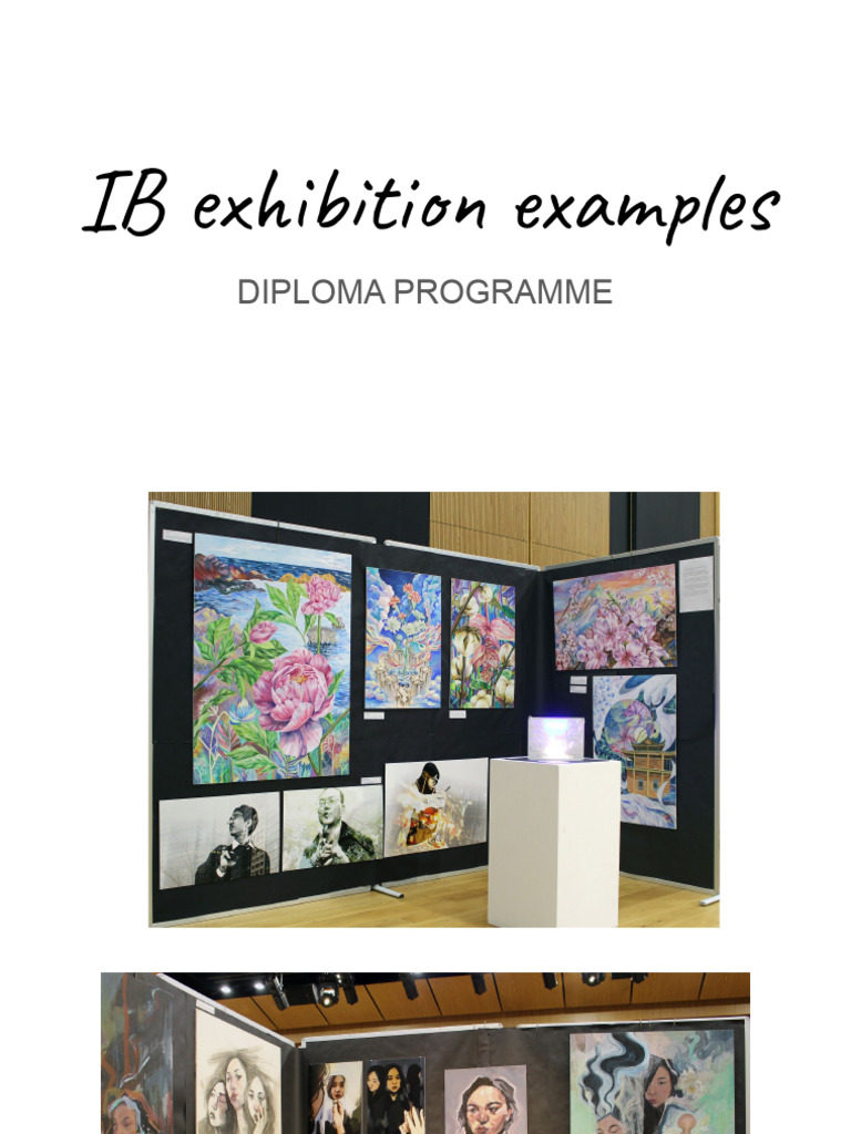 IB Exhibition Examples | PDF