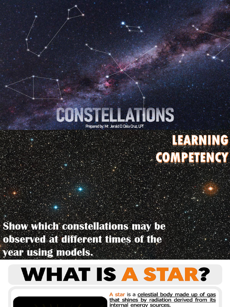 Constellations and Star Facts Guide | PDF