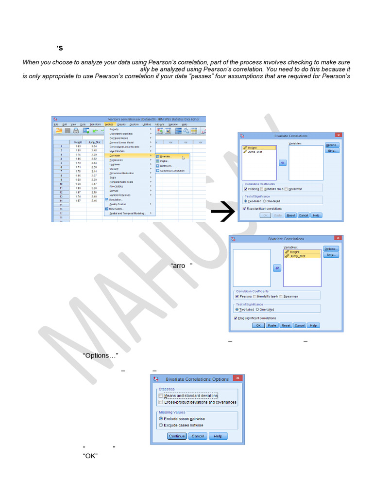 Test of Relationship Parametric | PDF | Statistics | Coefficient Of ...