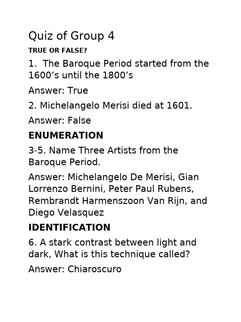 Dave Quiz Answer KEy | PDF