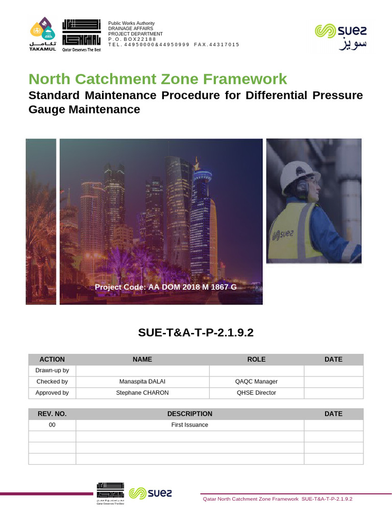SUE-TA-T-P-2.1.9.2 SMP For DP GAUGES | PDF | Calibration | Pressure ...