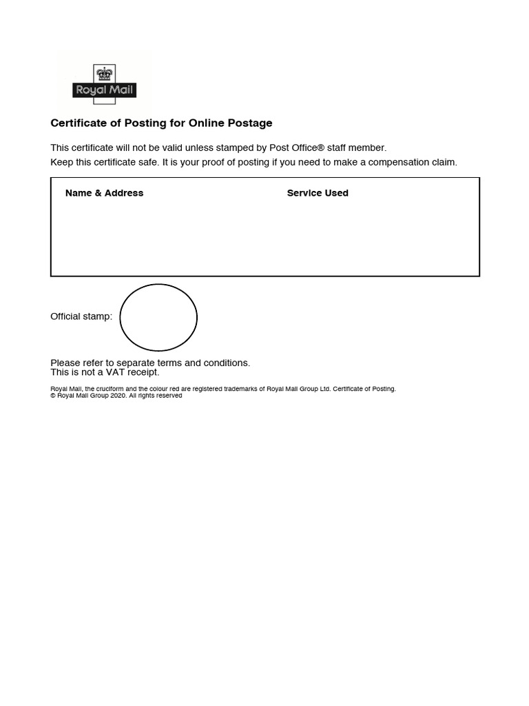 Ebay Proof of Postage 225739675014 | PDF