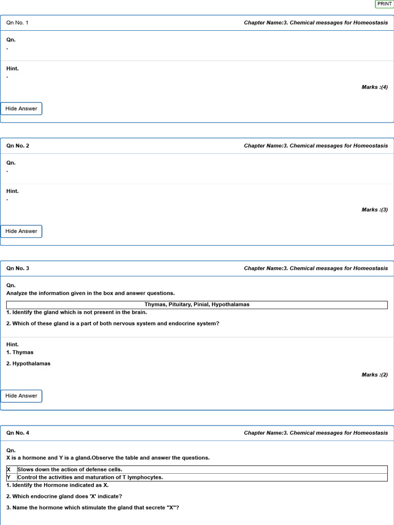 Kerala SSLC Biology Chapterwise Question Bank- Chapter 3 EM | PDF ...