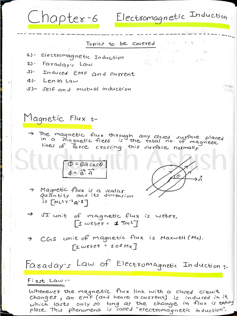 Electromagnetic Induction | PDF