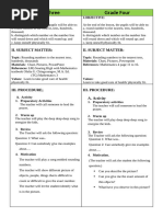 MULTIGRADE - LESSON - PLANS - FOR - GRADES - 3 and 4 | PDF | Teachers ...