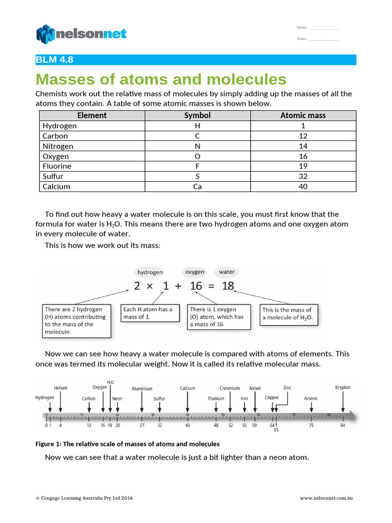 Calculating Molecular Mass of Compounds | PDF | Oxide | Nitrogen