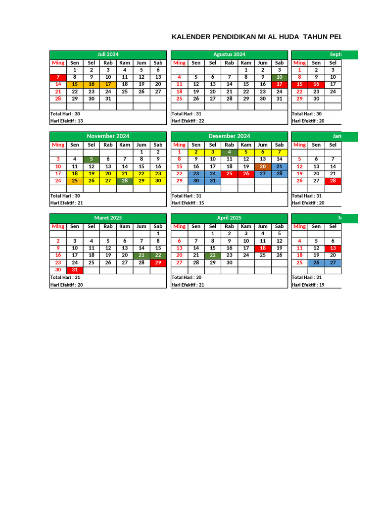 kaldik 2024-2025 | PDF