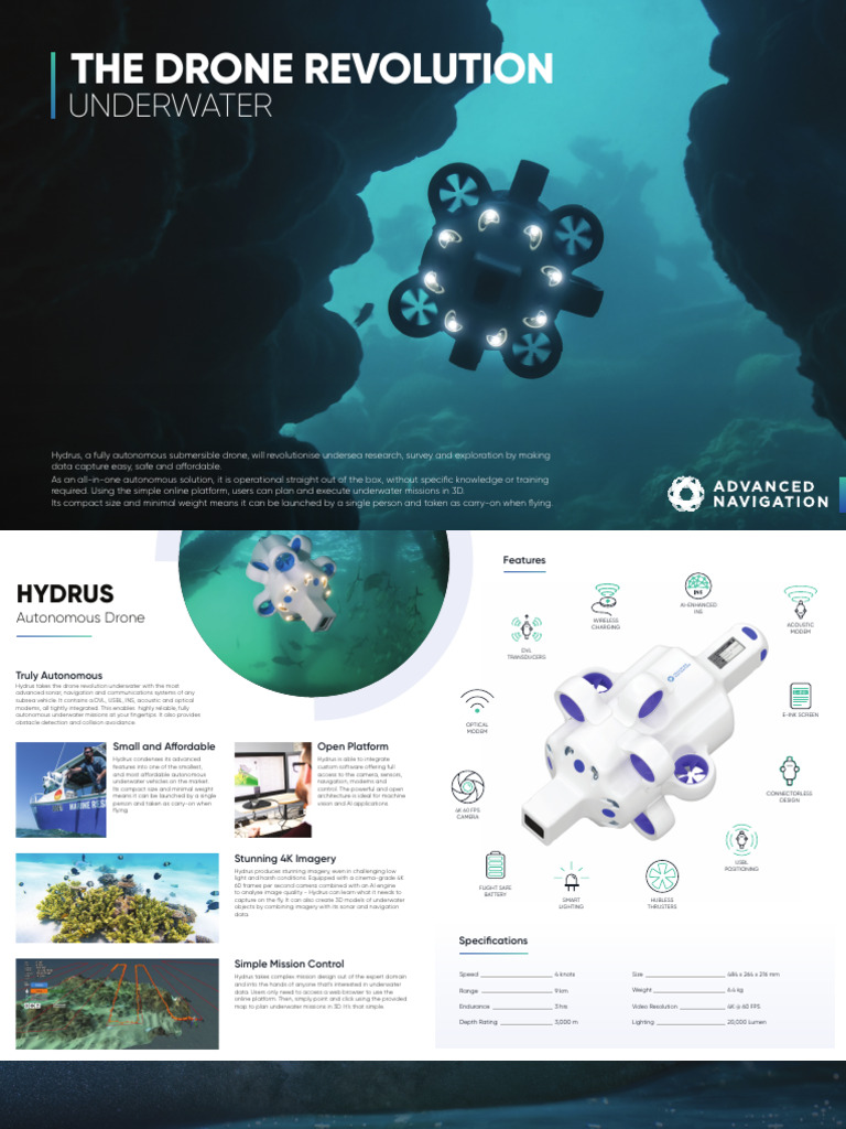 Hydrus-Digital-Flyer-2023-1 | PDF | Unmanned Aerial Vehicle | Camera