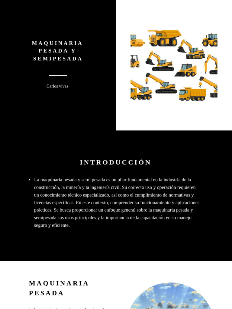 Maquinaria Pesada y Semipesada | PDF | Equipamiento pesado | Grúa (máquina)