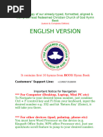 Cac Hymn English Version | PDF | Religious Belief And Doctrine