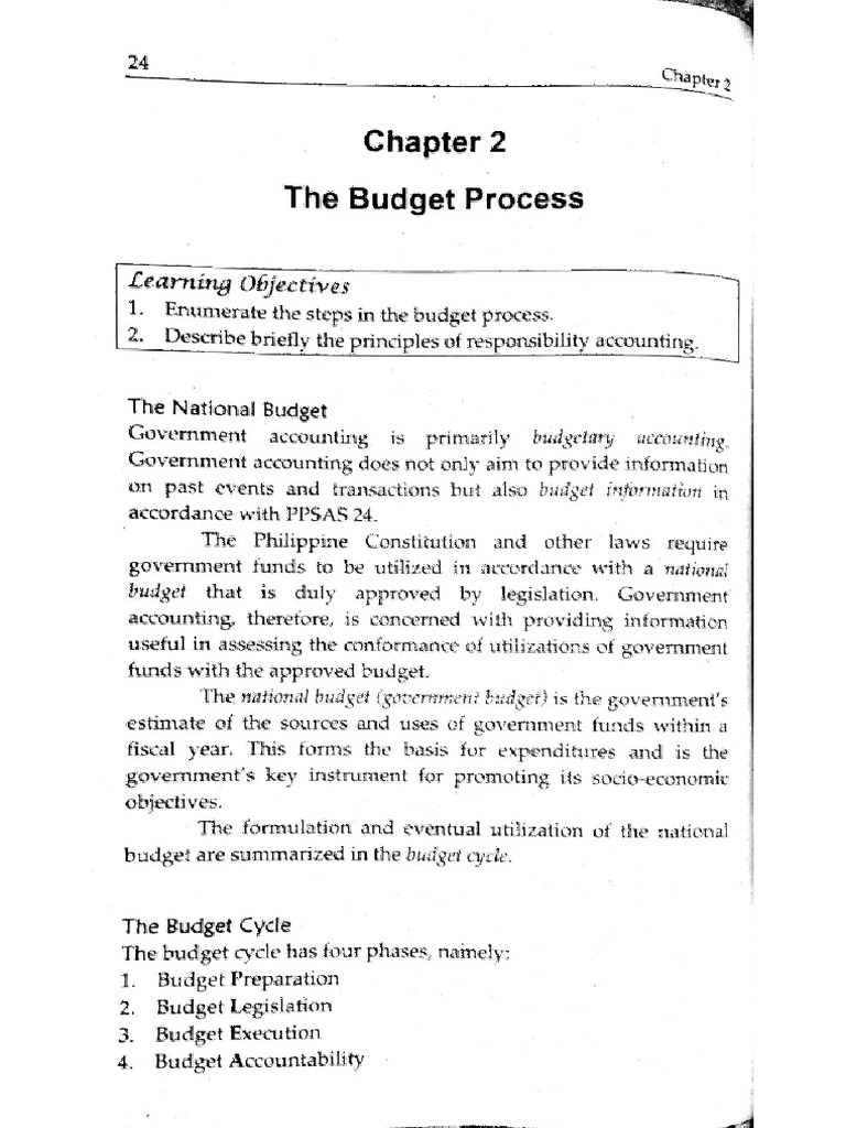 Chapter 2 The Budget Process | PDF