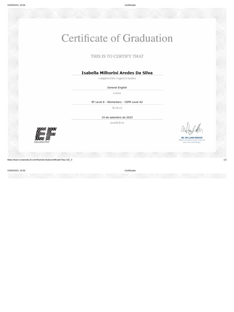 Certificates | PDF