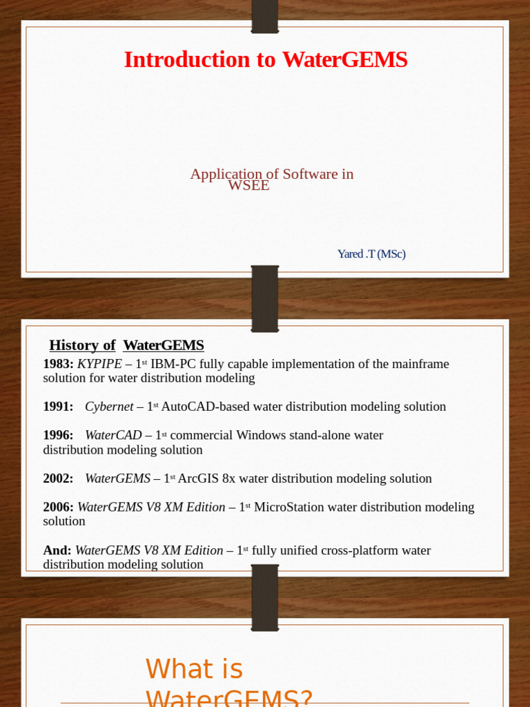 Lecturenote 452211121introduction To WaterGEMS | PDF | Pump | Double Click