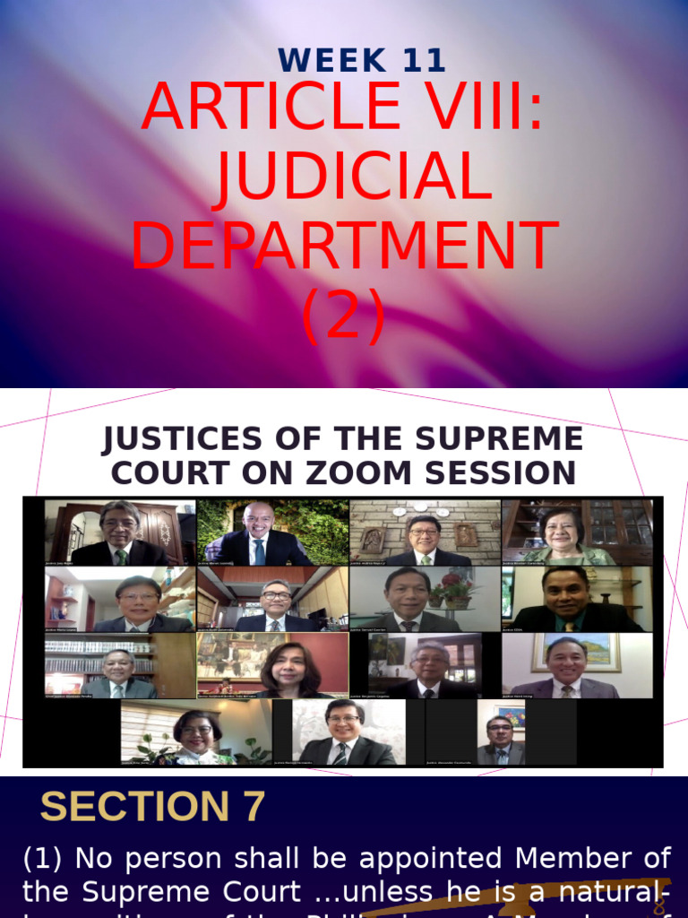 Supreme Court Judicial Qualifications & Roles | PDF | Brief (Law ...