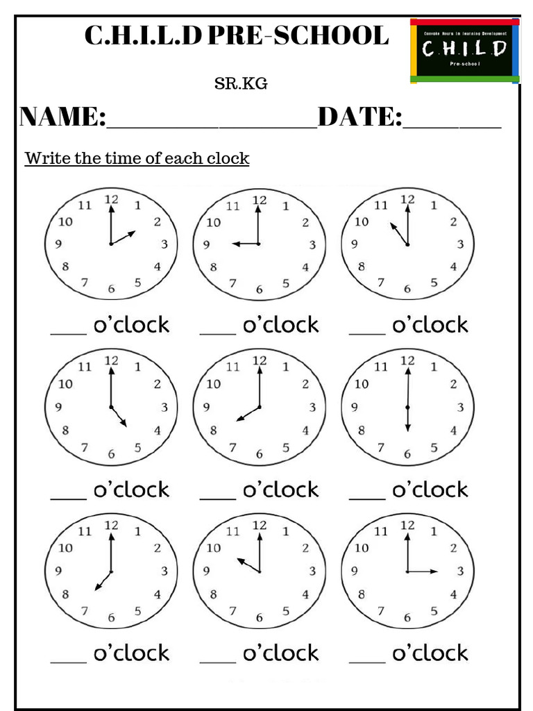 Opposite and Clock - Ordinal - Helpers - 24 - 1 | PDF
