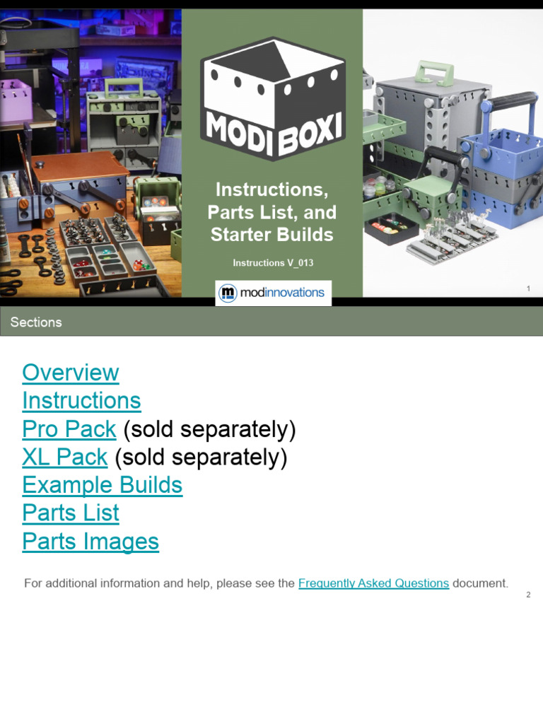 Modi Boxi Assembly and Usage Guide | PDF | 3 D Printing