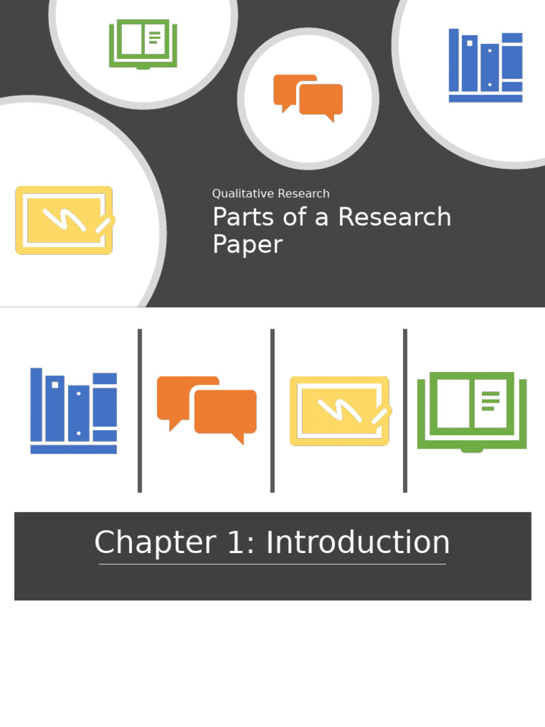 Parts of A Research Paper Chapter 1 | PDF | Scope (Computer Science ...