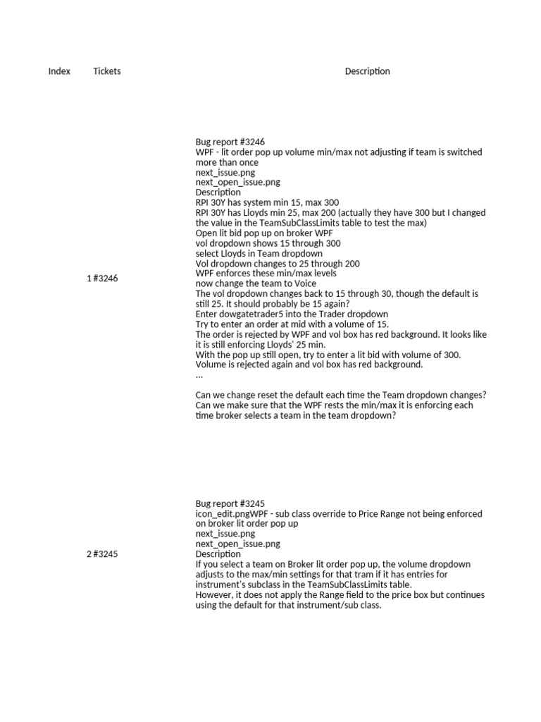Bug Reports 11 | PDF | Computing | Software
