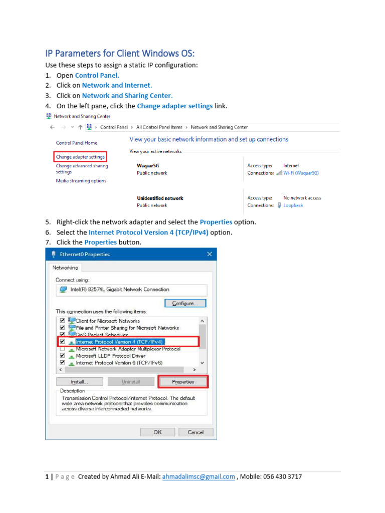 25-IP+Parameters+for+Clients | PDF