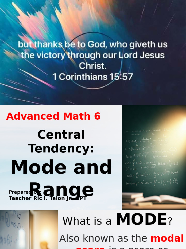 AM6-Q4-L4-Central_Tendency_-_Mode_and_Range | PDF