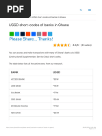 Absa Sort Codes | PDF | Accra | Barclays