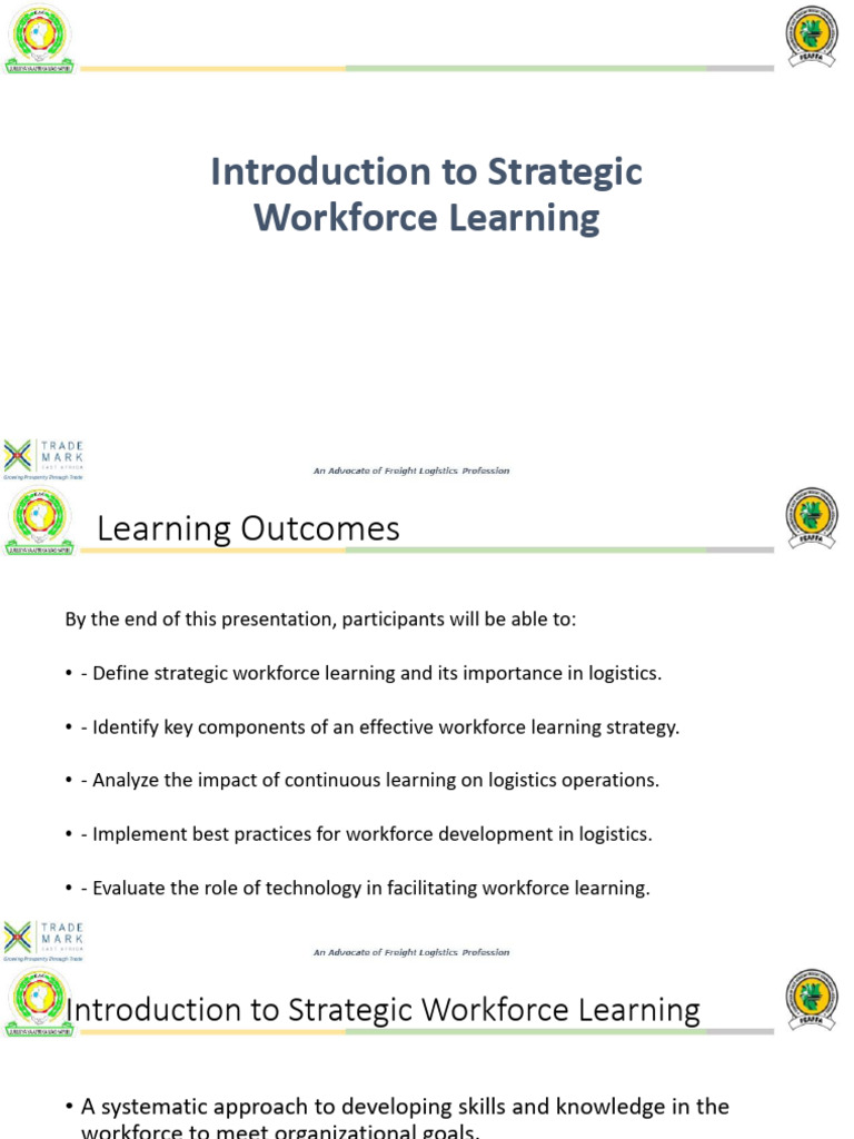 Introduction To Strategic Workforce Learning | PDF | Workforce ...