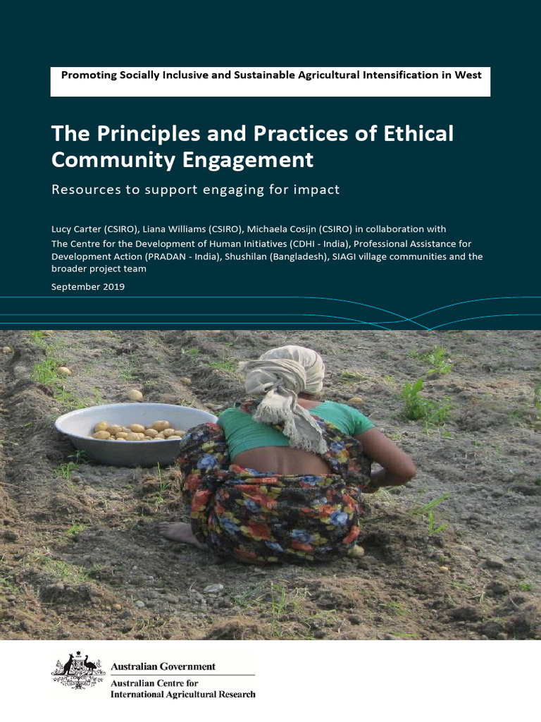 Ethical Principles in Community Engagement | PDF | Community | Non ...