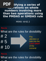 GEMDAS Rule | PDF