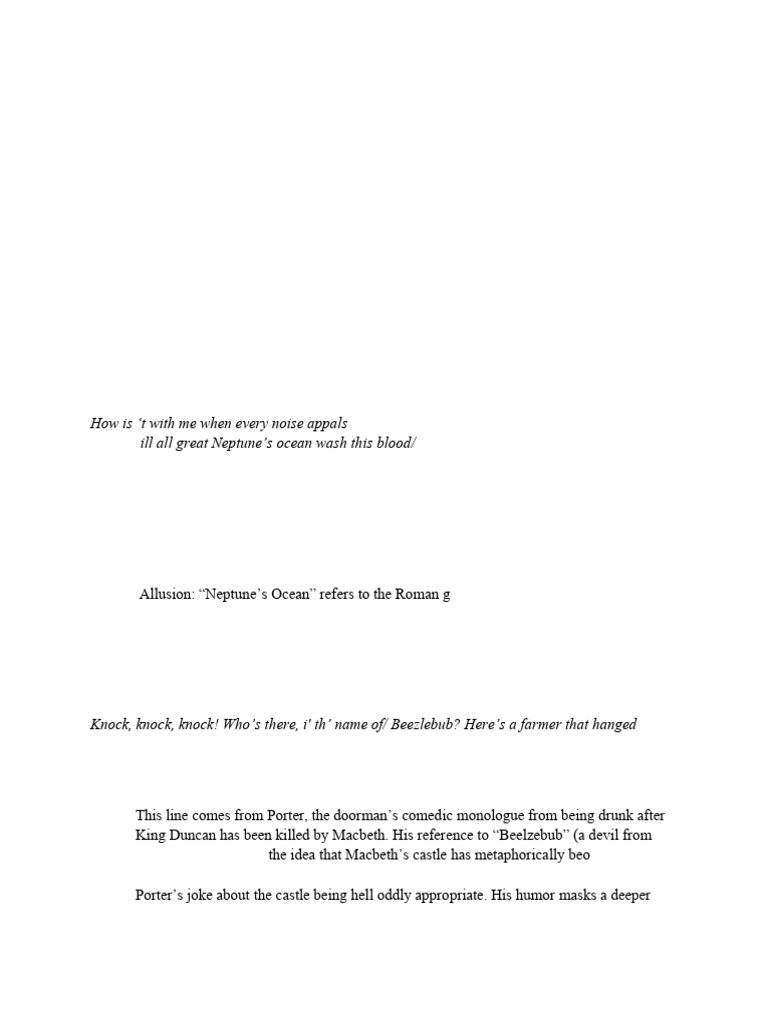 Macbeth Act 2 Scavenger Hunt | PDF | Macbeth