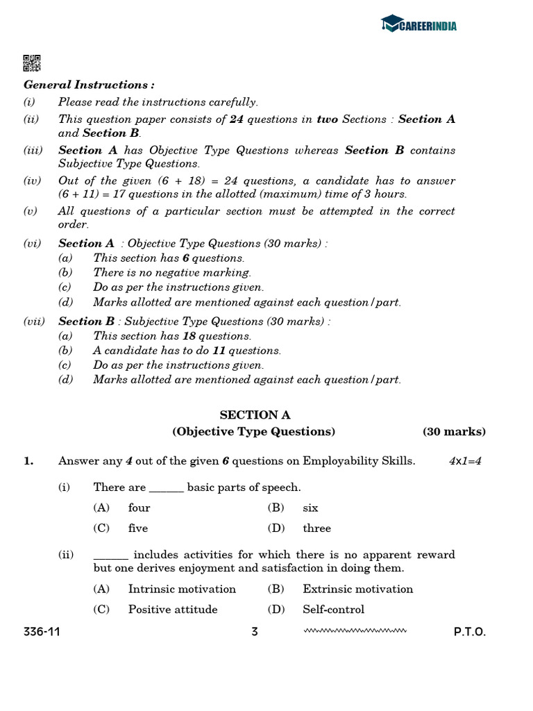 CBSE Class 12 Marketing Question Paper 2024 - Removed | PDF | Pricing ...