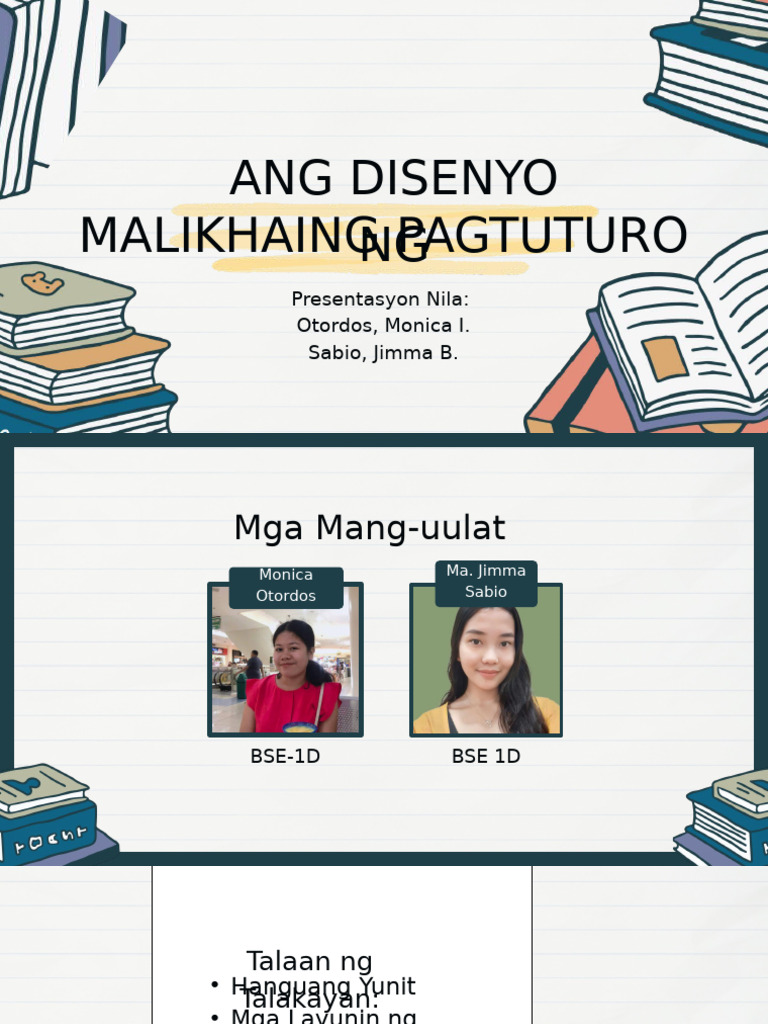 Mio and MJS Report in MC Fil 3 - Lesson 1 | PDF